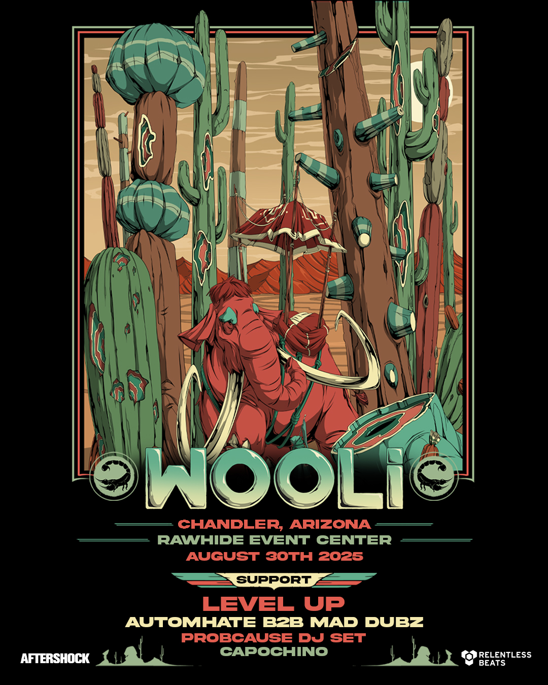 Wooli Headlines Rawhide Arizona EDM Show 2025