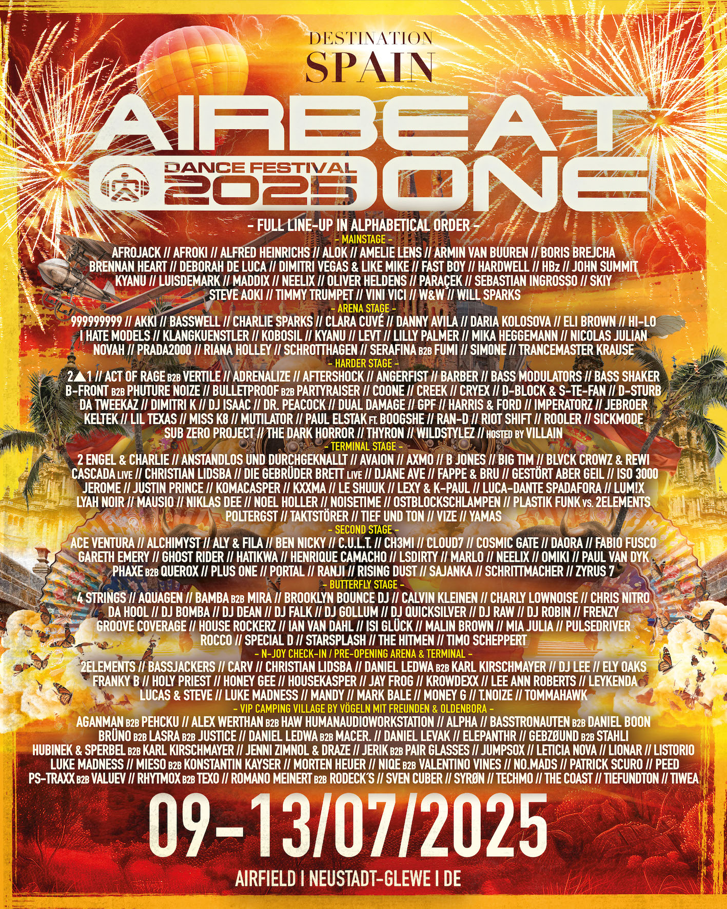 AIRBEAT ONE 2025 Final Line-Up Announced