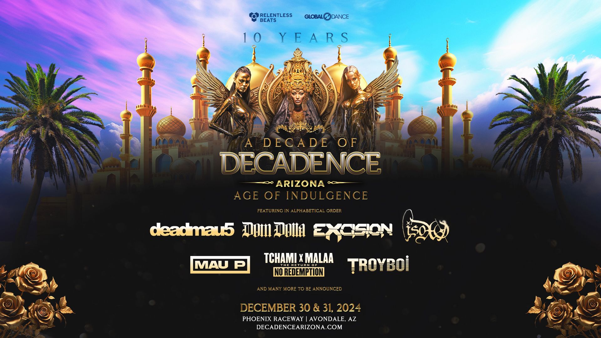 Decadence Arizona: Celebrate 10 Years with Top EDM Lineup